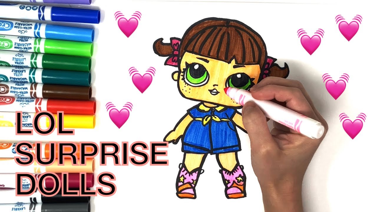 How to Draw and Color LOL Surprise Dolls |Crayol |Coloring Videos for ...