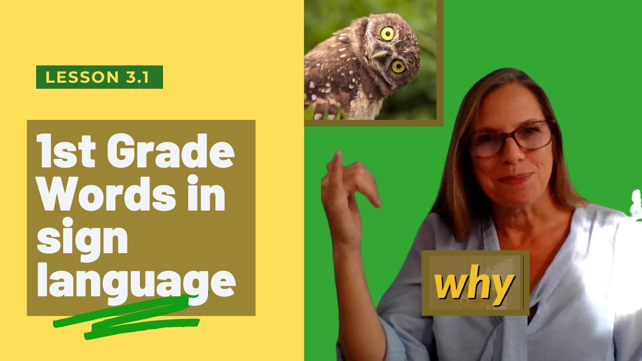 Six Simple words in Sign Language - YouTube