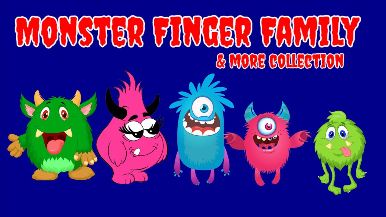 Monster Finger Family & More Collection | Monster Finger Family Songs ...