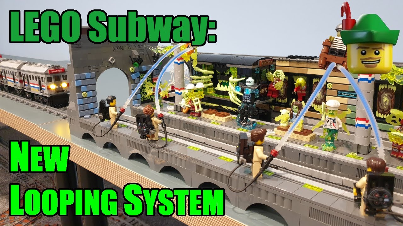 LEGO Subway - New Triple Station Loop System 🆕🚇🏹 - YouTube