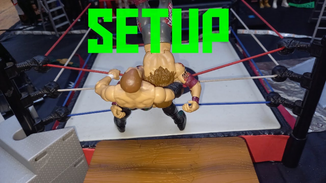 WWE ACTION FIGURE SETUP - YouTube