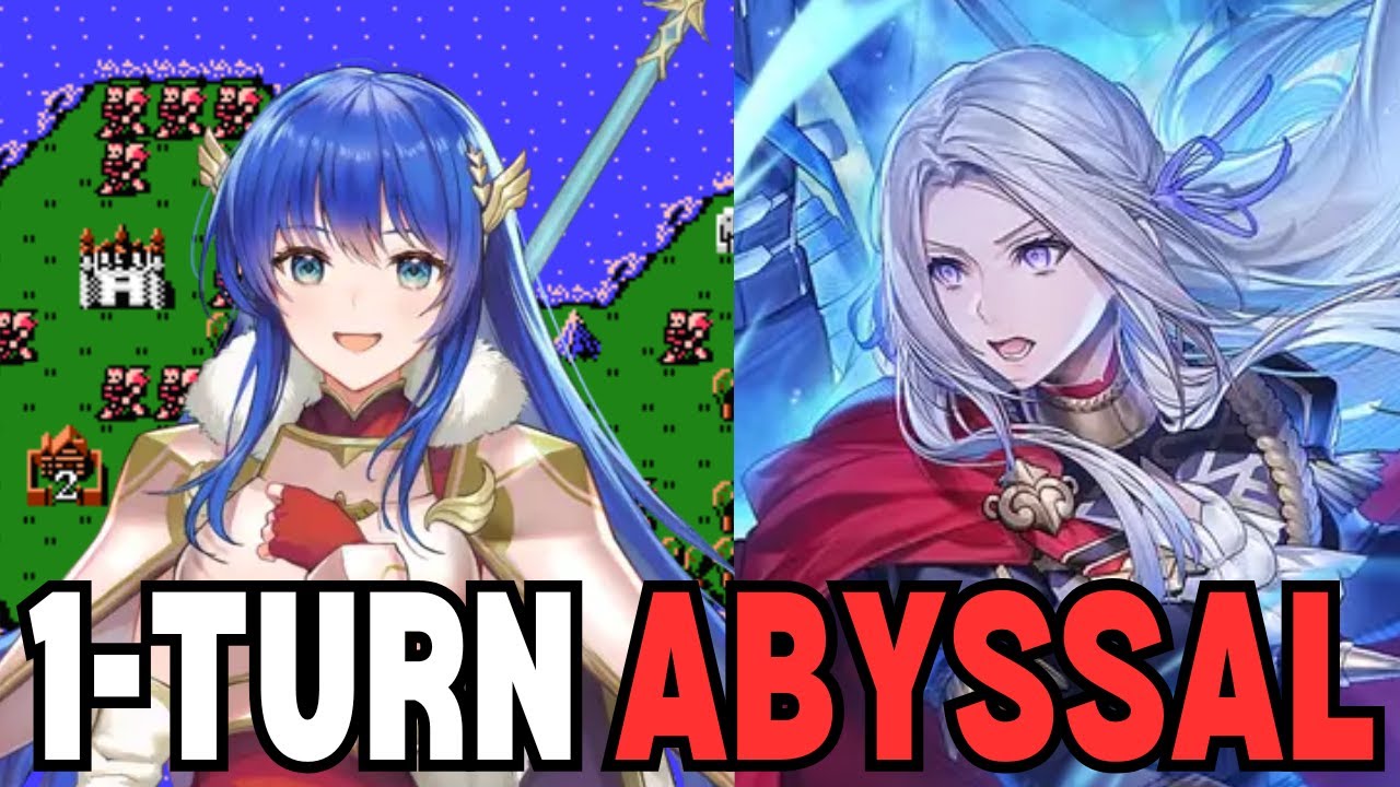 Emblem Edelgard: ONE TURN Caeda ABYSSAL Clear【FEH】 - YouTube