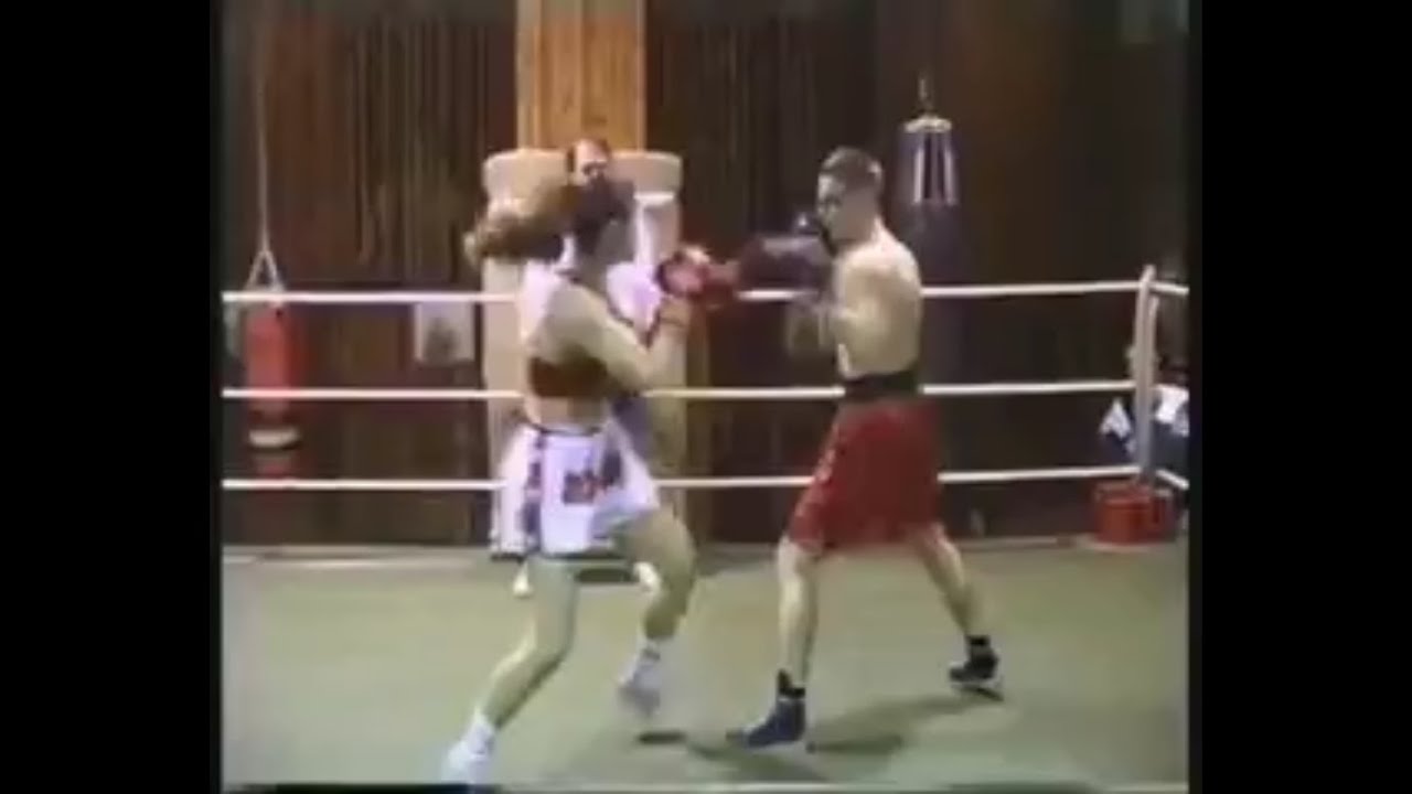 Elena vs Anton mixed boxing - YouTube