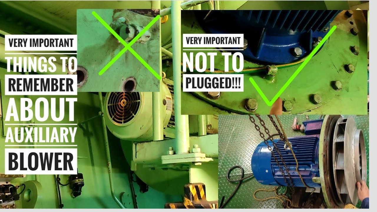 Very important things to remember about Auxiliary Blower / MAN B&W ...