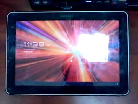 SAMSUNG Galaxy Tab 10.1 annoying beep - YouTube