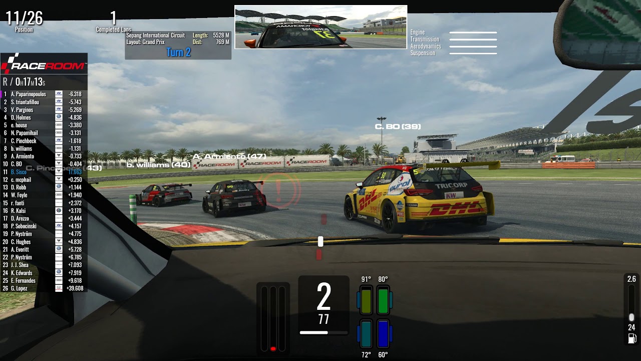 Raceroom Racing Experience Sepang - YouTube