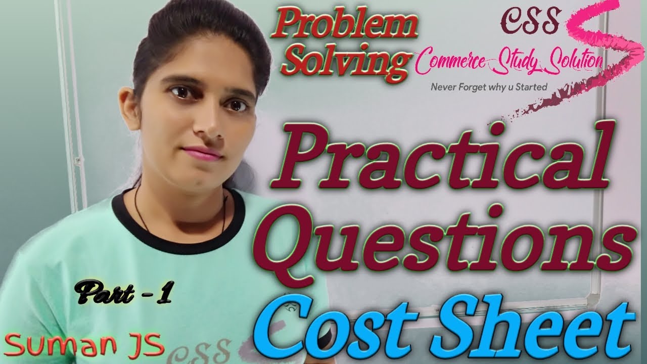 Practical Question Of Cost Sheet How To Calculate Profit On Selling practical-question-of-cost-sheet-how-to-calculate-profit-on-selling