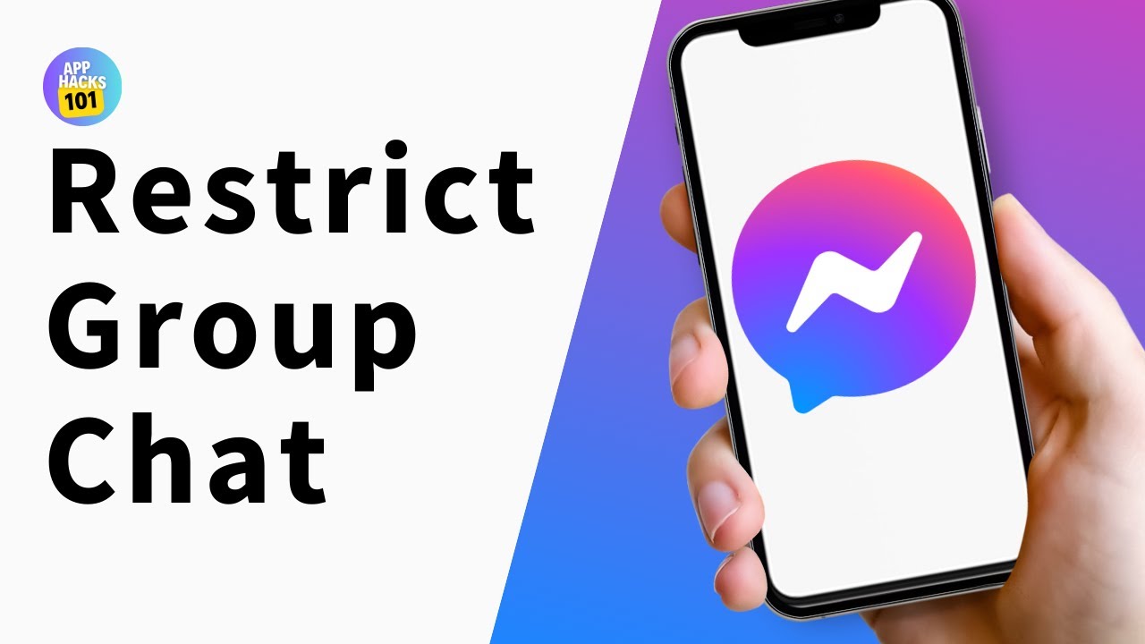 How to Restrict Group Chat on Messenger - YouTube