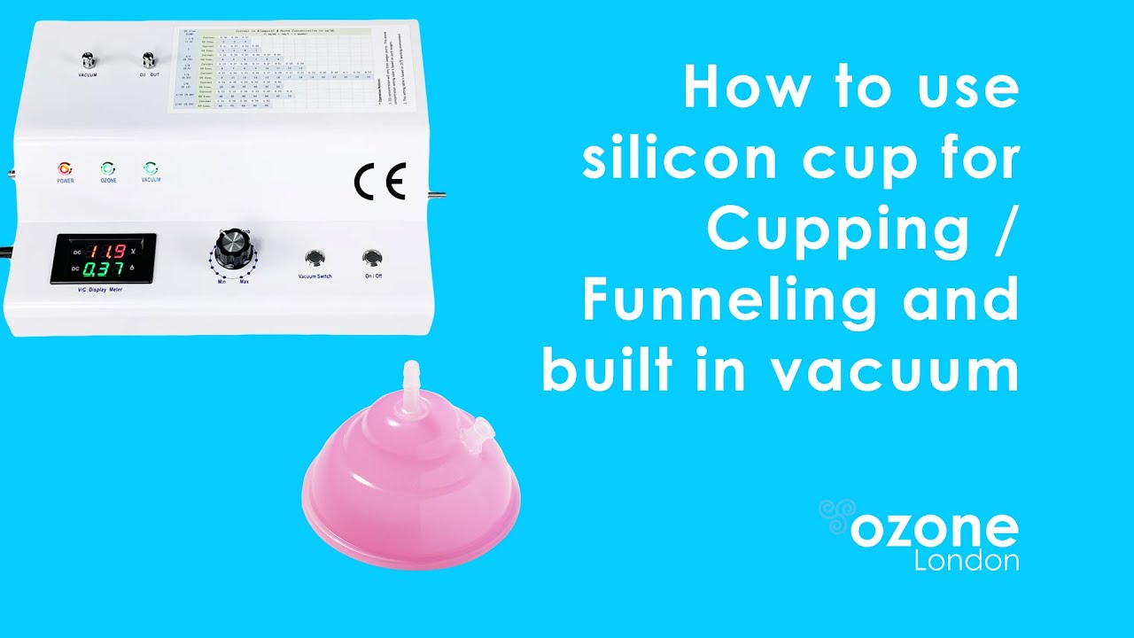 How to use silicon cup for Cupping / Funneling and built in vacuum MOP0 ...
