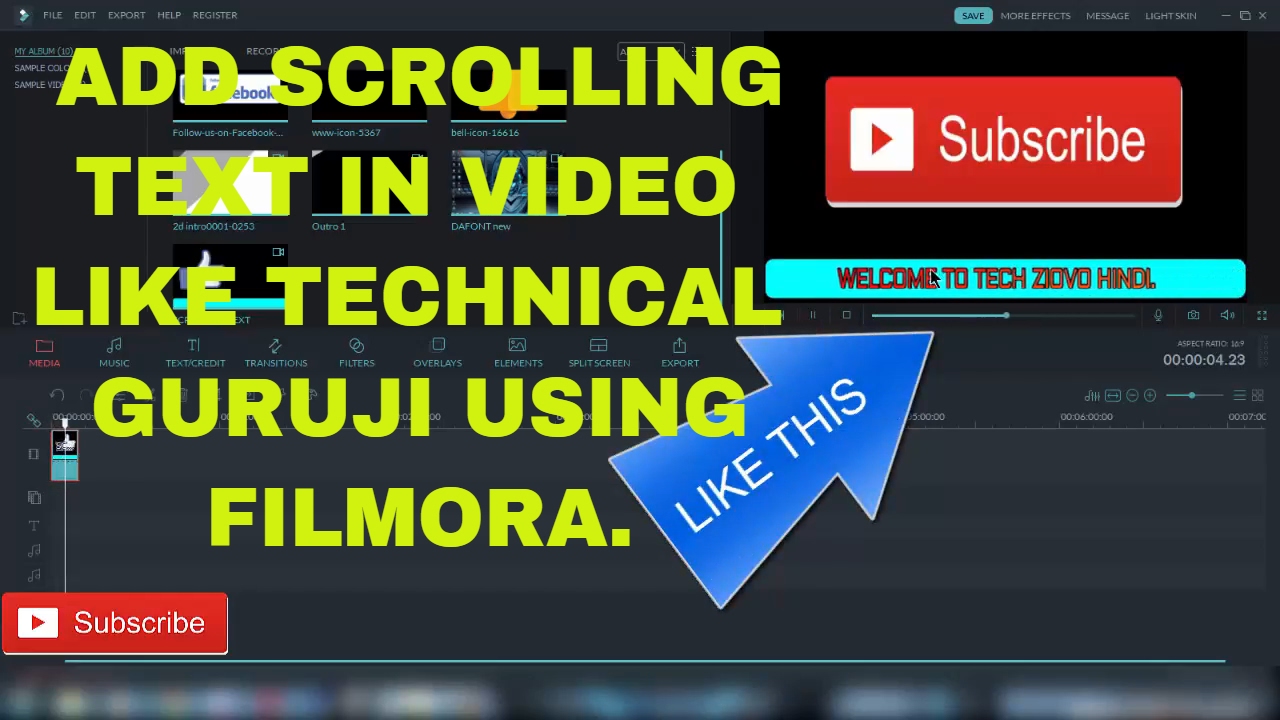 How To Add Scrolling Text In Any Video Using Wondershare Filmora 2017 YouTube how-to-add-scrolling-text-in-any-video-using-wondershare-filmora-2017-youtube
