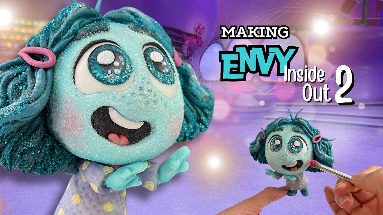 INSIDE OUT 2🔥How to make an Envy cake topper! - YouTube