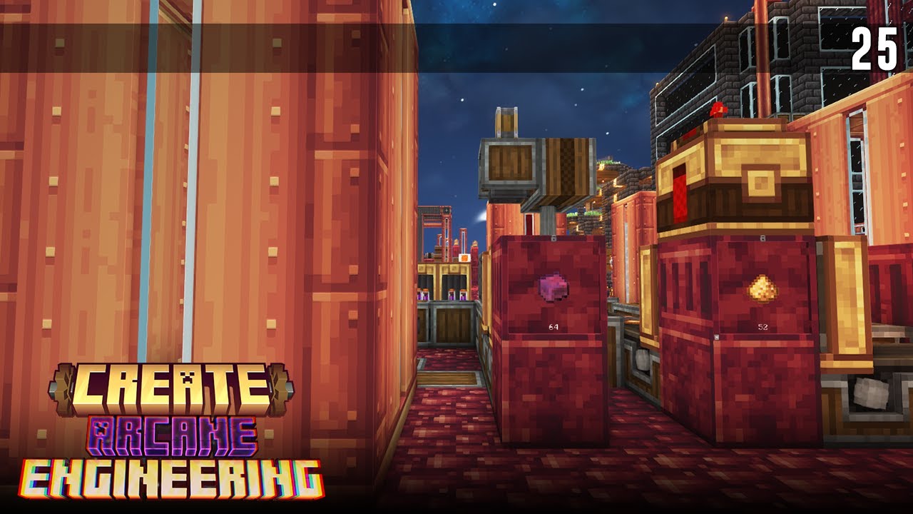 Create: Arcane Engineering #25 - Chromatic Compound farm - YouTube