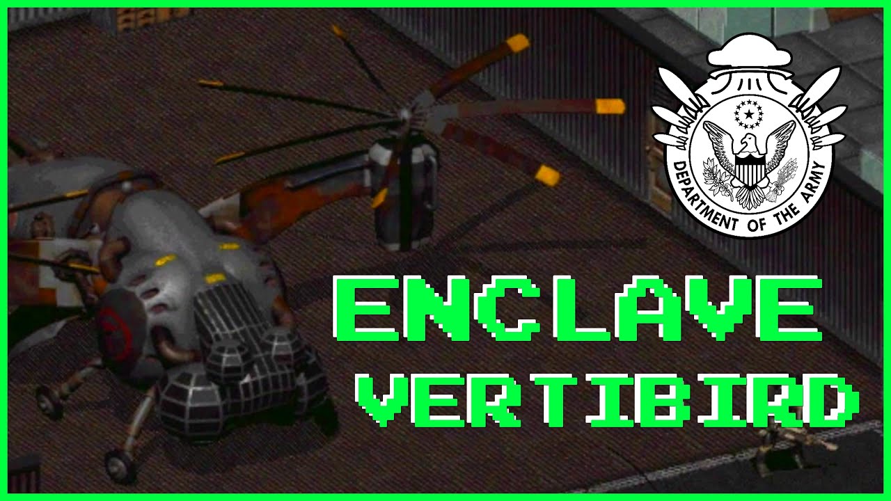 Fallout 2 | Enclave VERTIBIRD Minecraft Tutorial! - YouTube