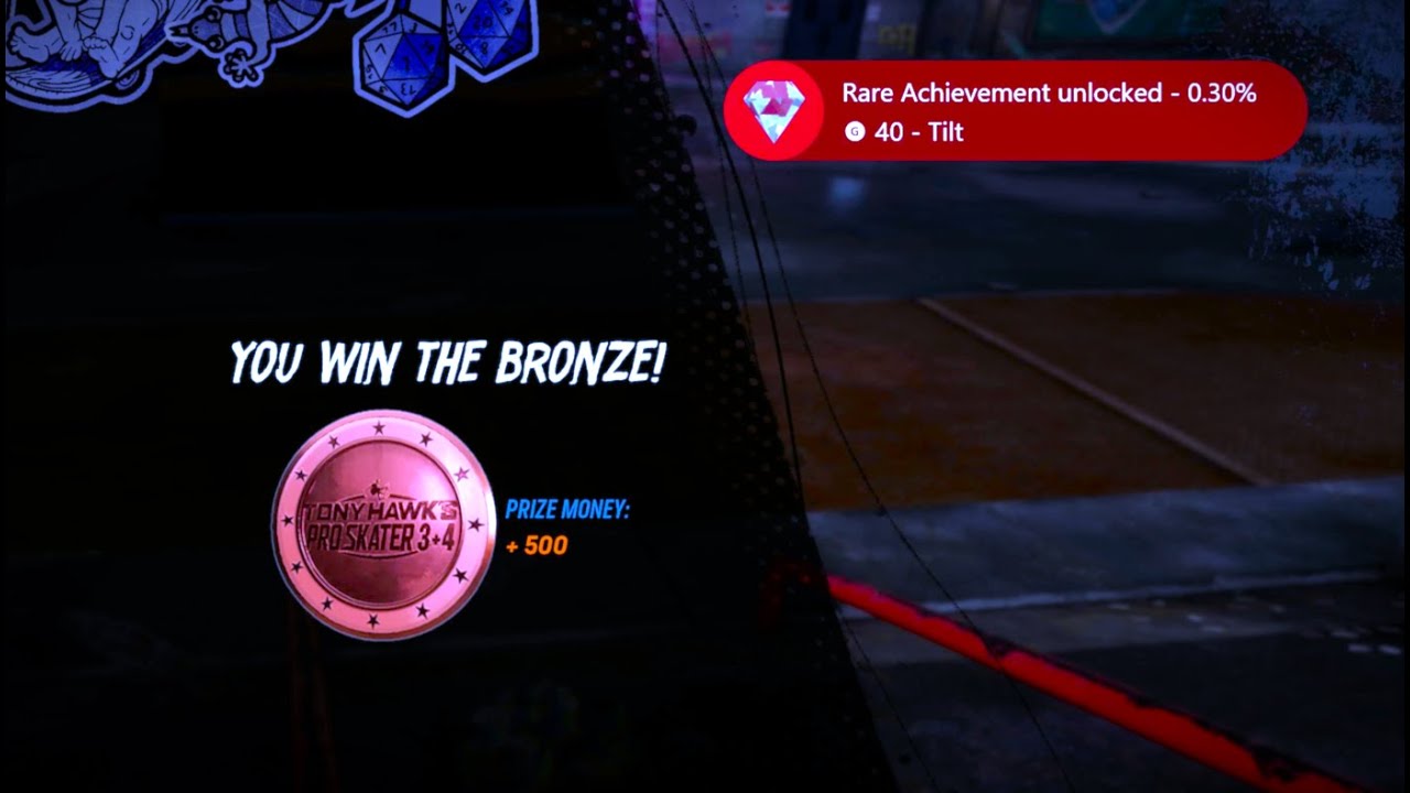 Tilt Achievement Unlock Pinball - Tony Hawks Pro Skater 3 and 4 WIN ...