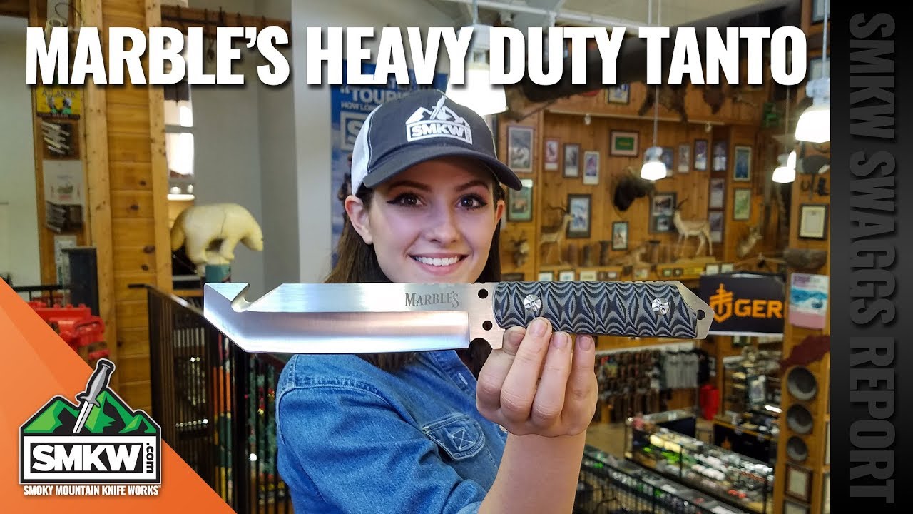 The SMKW Swaggs Report: Marble's Heavy Duty Tanto - YouTube