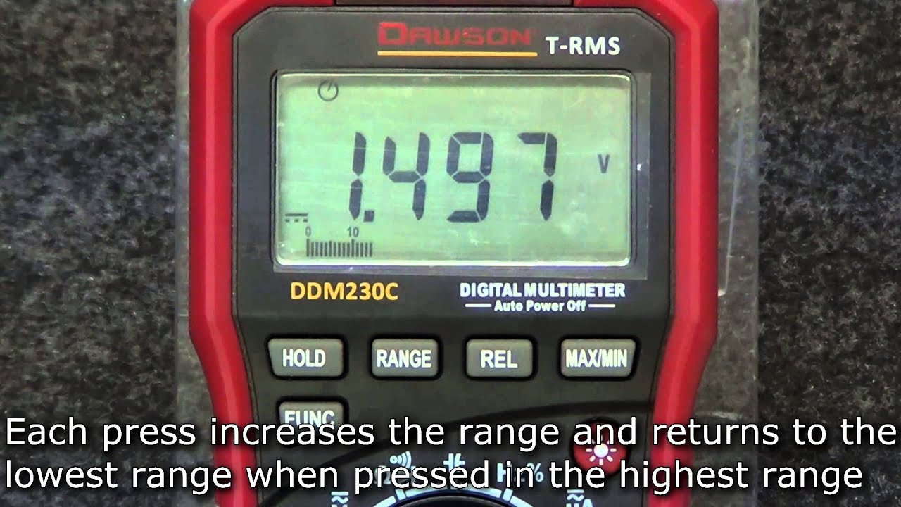 Dawson DDM230 series: Digital Multimeters - YouTube