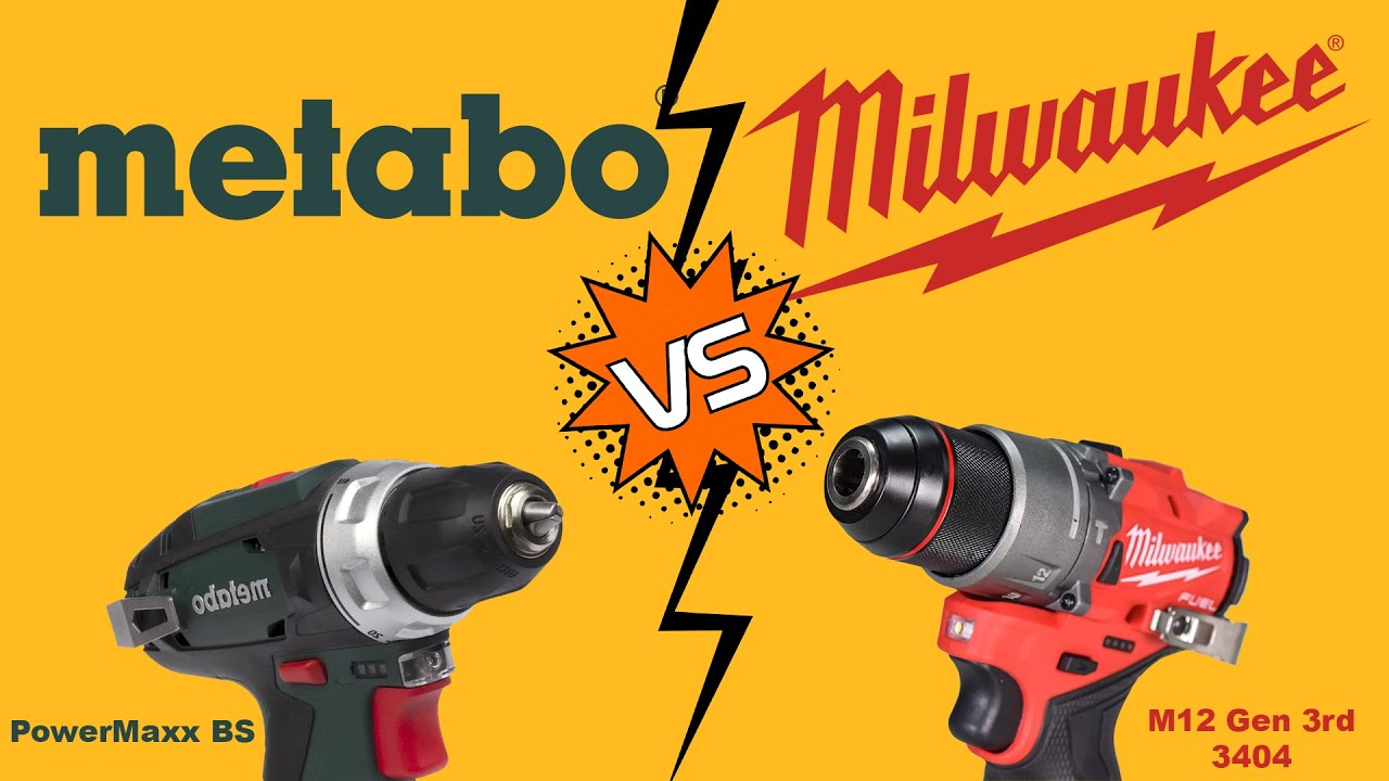 Metabo PowerMaxx vs Milwaukee Fuel M12 - YouTube