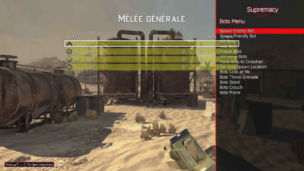 BEST MOD MENU EVER MW2 | Supremacy | Host Nonhost Pregame [ SPRX / PS3 ...