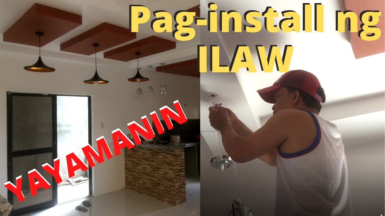 Pag-Install ng ILAW sa KITCHEN,DINING at LIVING ROOM | Magkano ko ...
