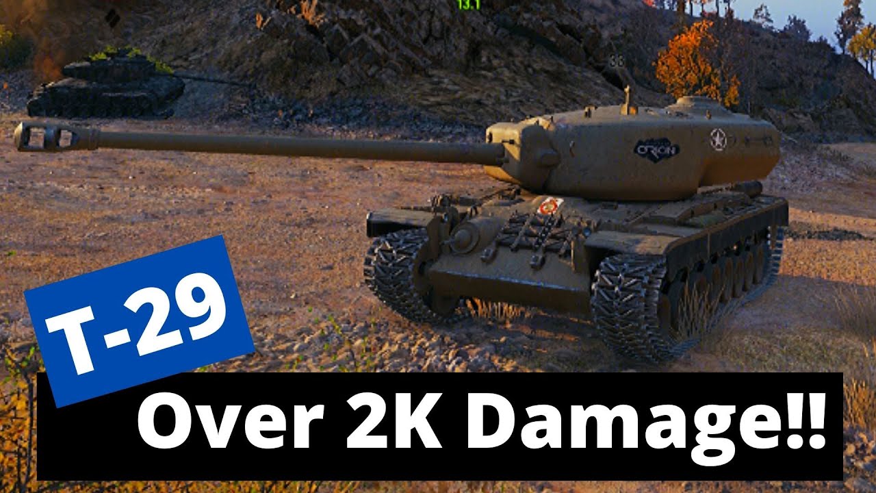 World of Tanks - T29 Gameplay - YouTube