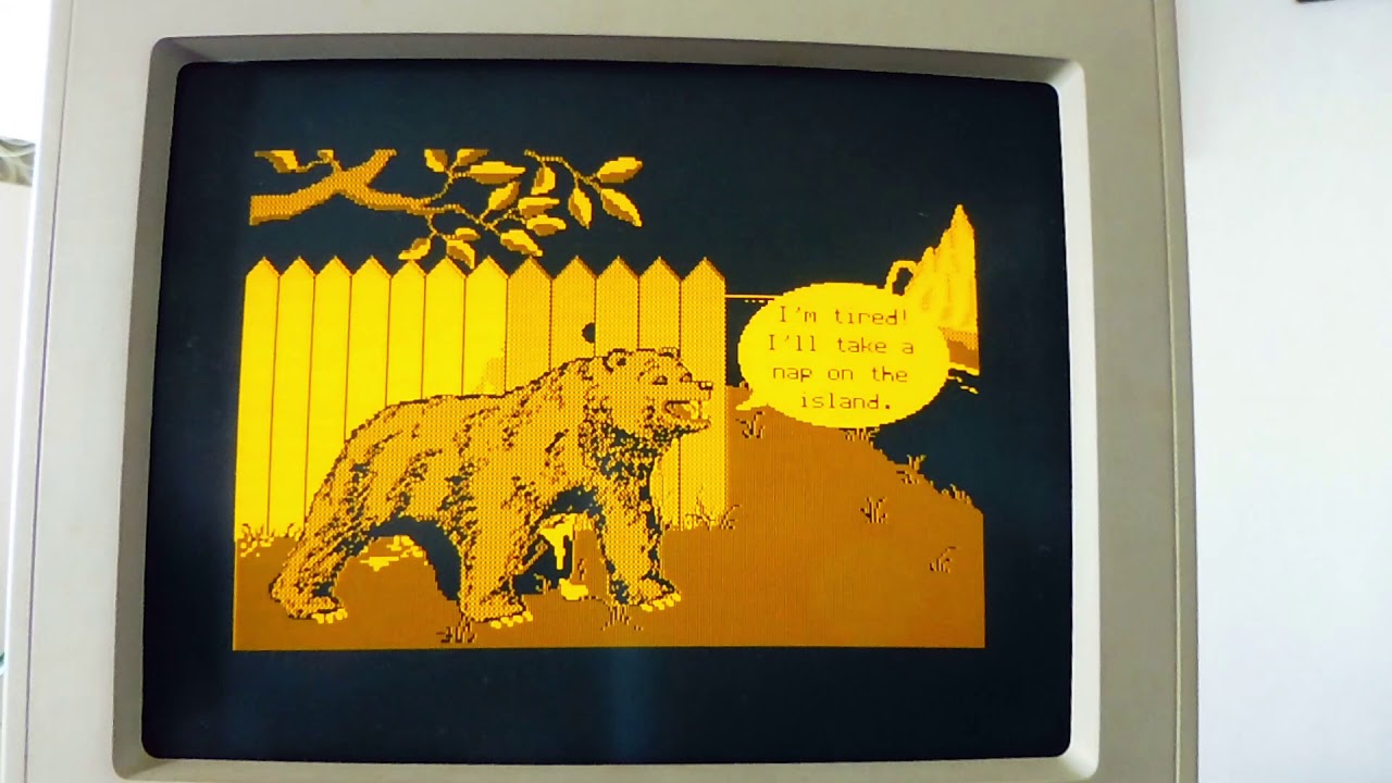 Commodore PC 20-III inside, start-up + demos - YouTube