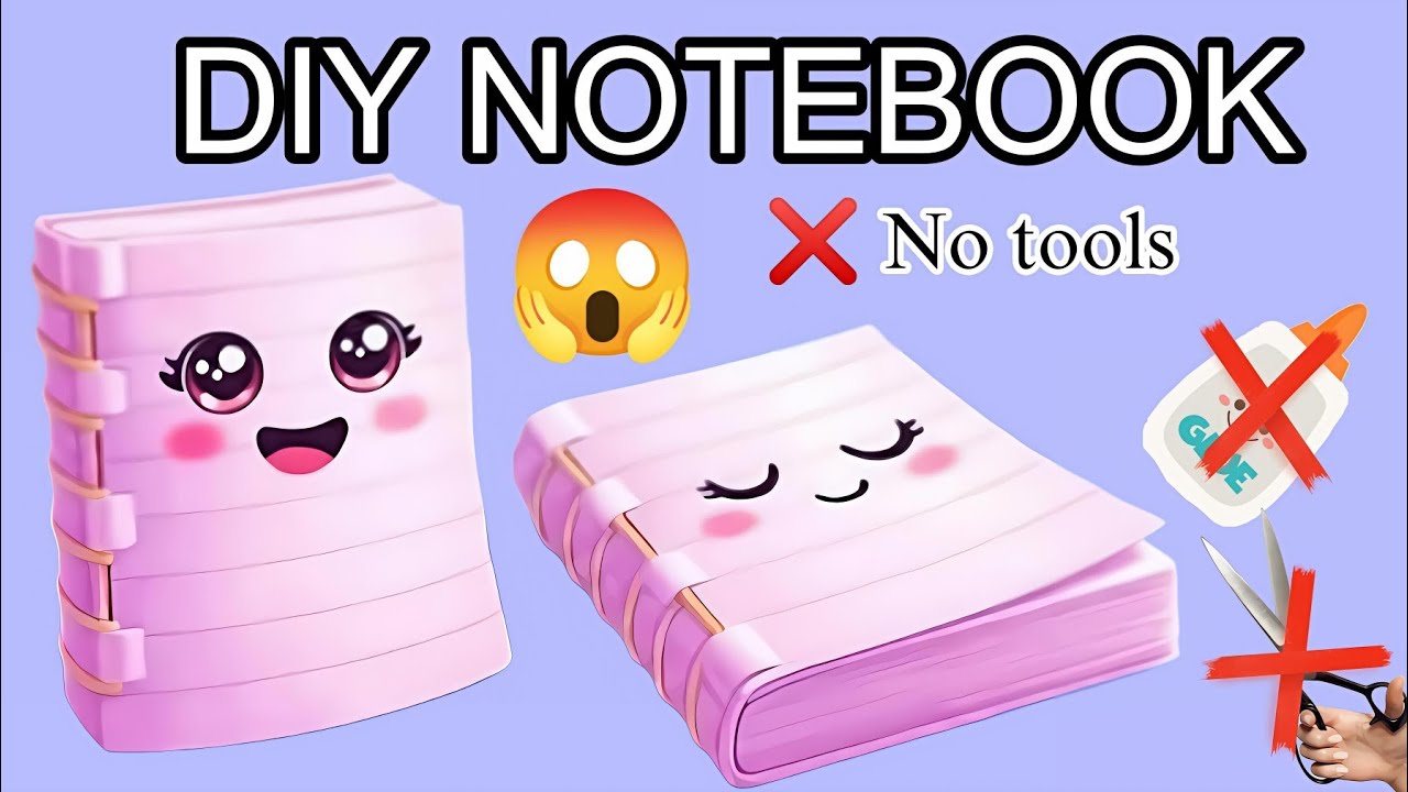 How to Make DIY Mini Notebook 📒 |Cute Paper Notebook | No Glue ...