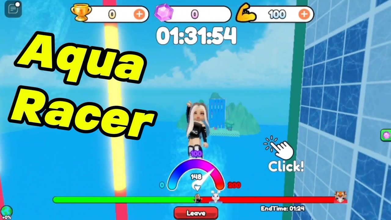 Aqua racer competitions! Roblox - YouTube