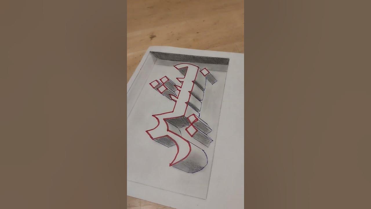 رسم اسم بشير بطريقة ثلاثية الأبعاد - YouTube