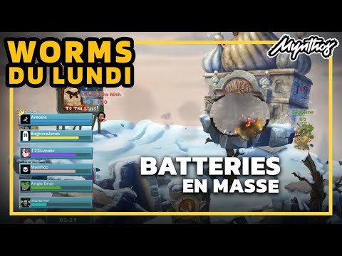 BATTERIES EN MASSE. Worms WMD - YouTube