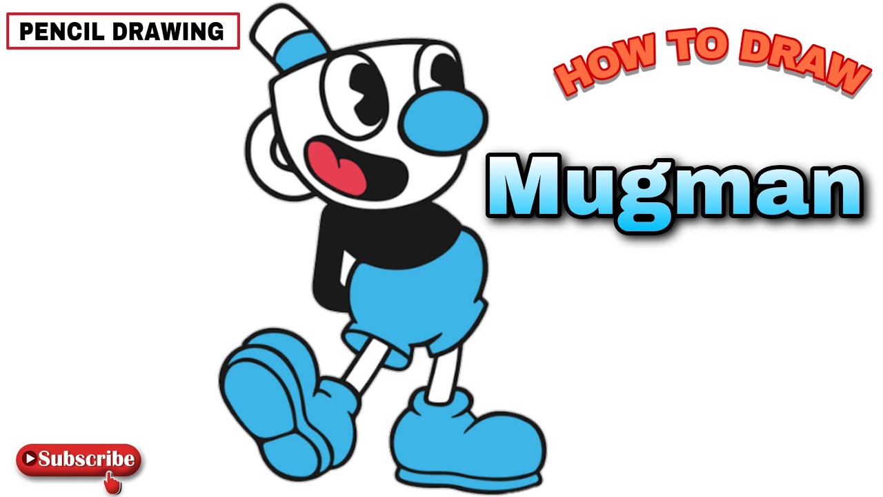 How to draw mugman | Draw cuphead | Draw with shehzadi - YouTube