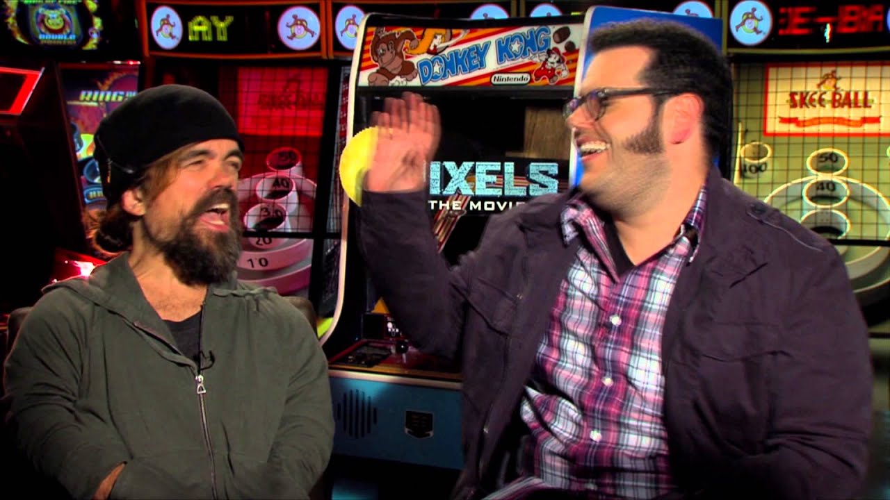 Peter Dinklage & Josh Gad Pixels Interview - YouTube
