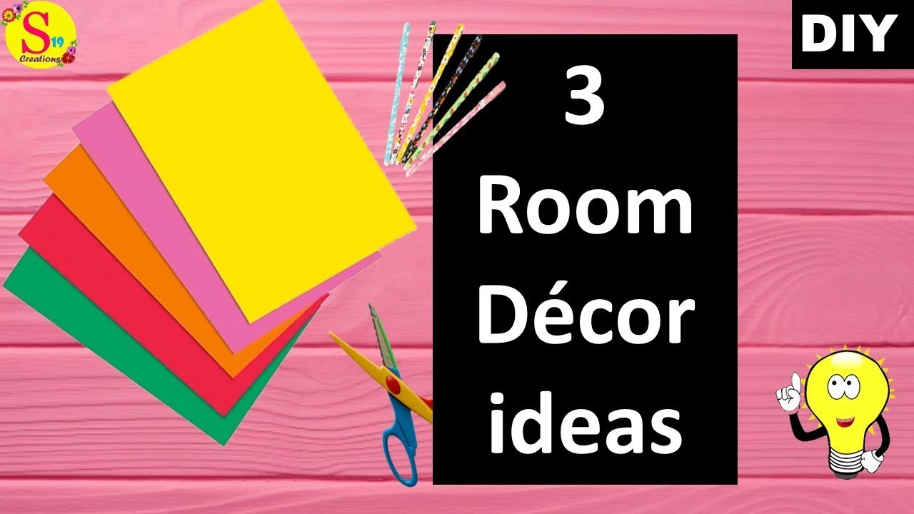 3 paper decor ideas | decor ideas for small apartment | Wall decor ...