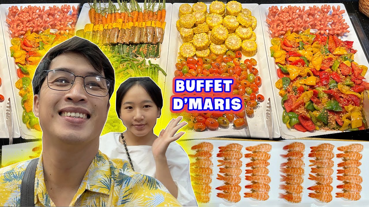 Cận cảnh Buffet D'Maris không gian hoành tráng, đa dạng các món ăn - Vi ...