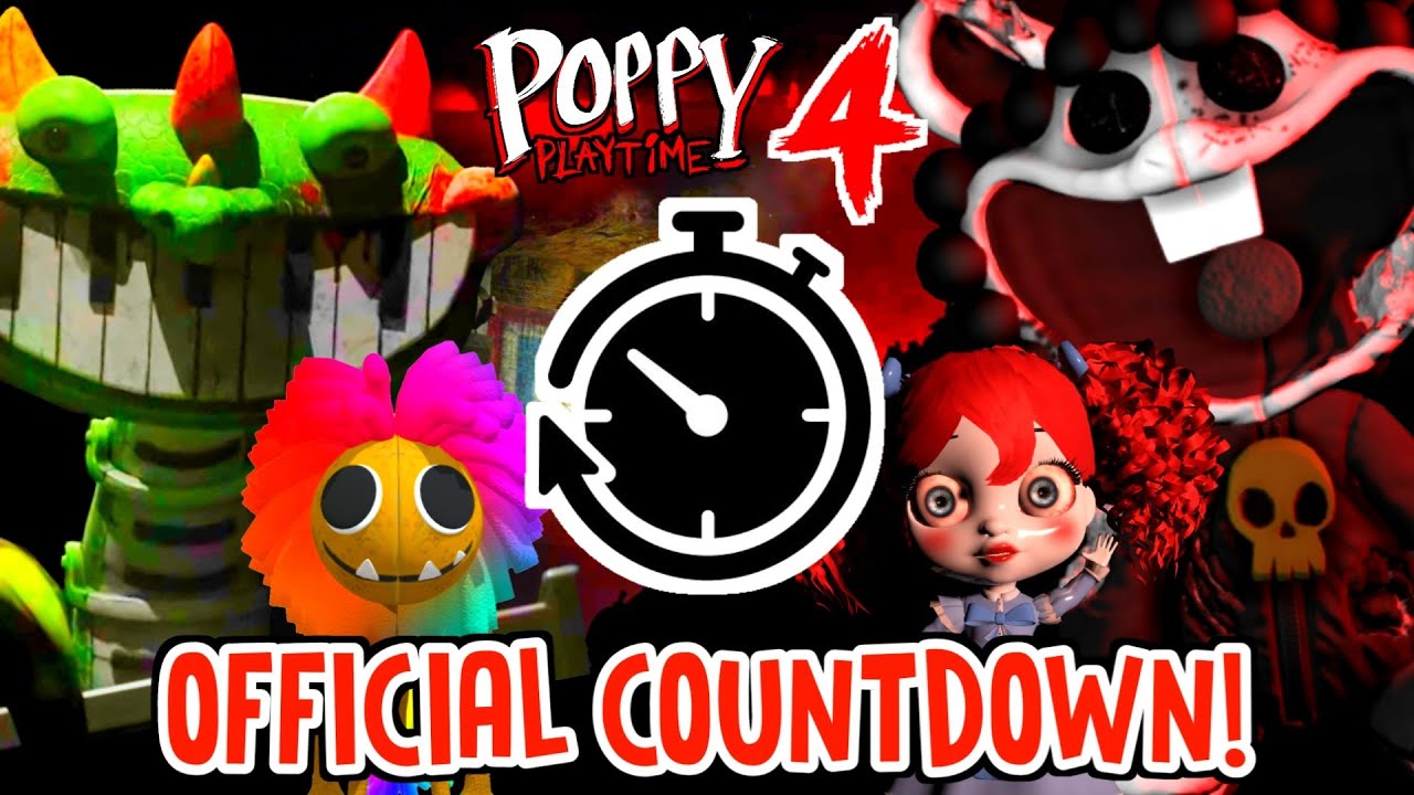 Poppy Playtime Chapter 4 - The OFFICIAL COUNTDOWN is FINALLY HERE with ...