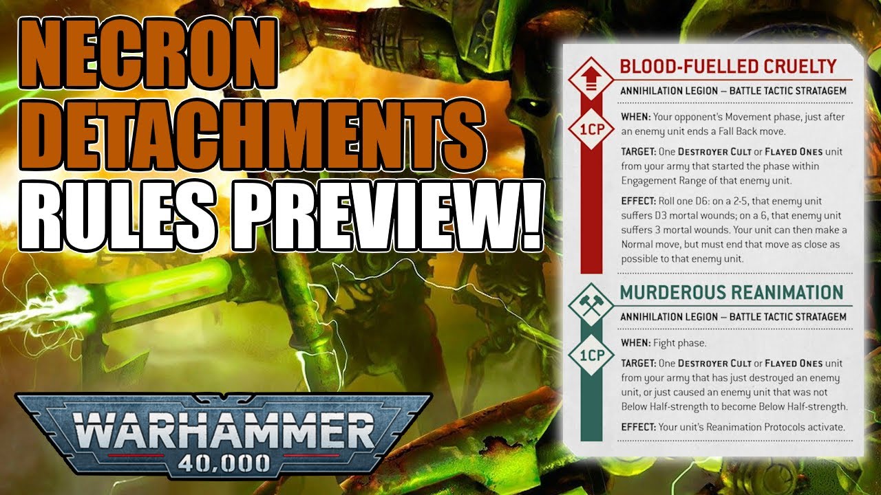 New Necron HYPERCRYPT & ANNIHILATION LEGIONS PREVIEWED! | Warhammer 40k ...