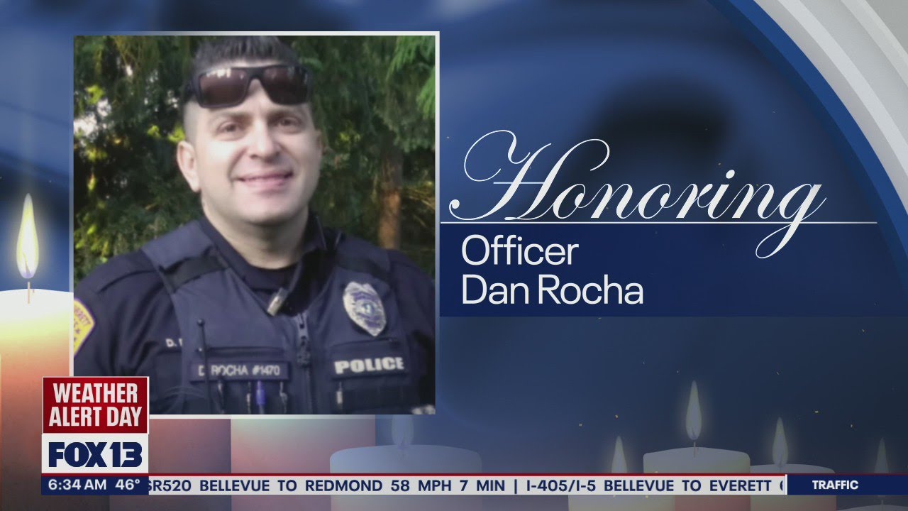 Memorial service to be held Monday for officer Dan Rocha - YouTube