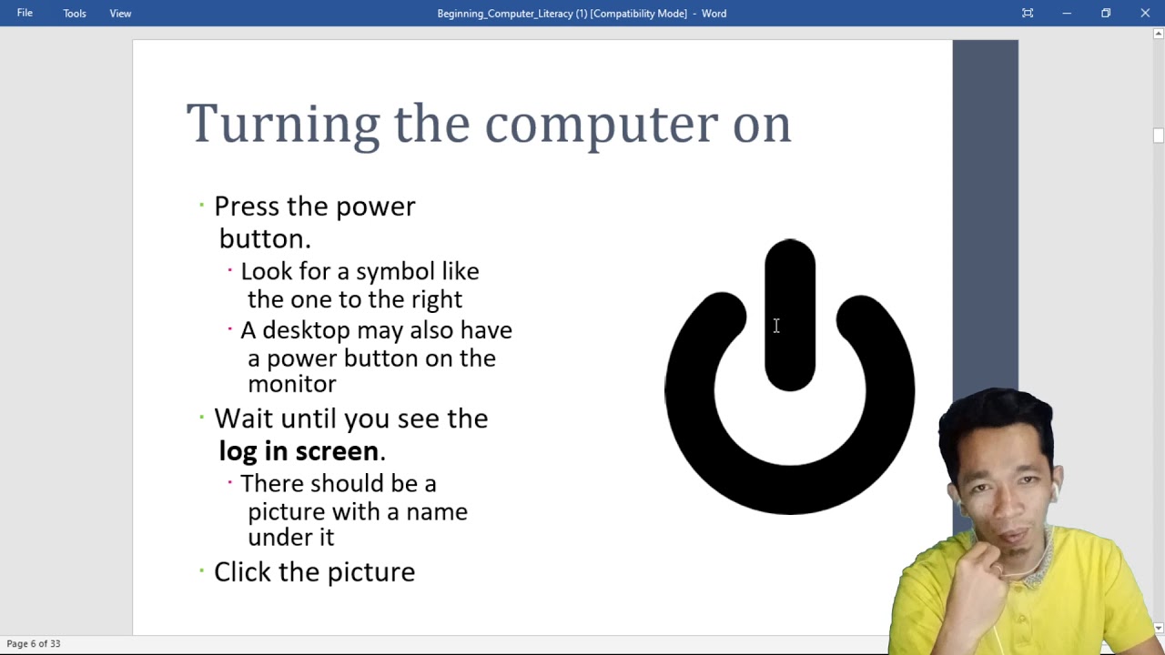 Computer Literacy Lesson 1 YouTube computer-literacy-lesson-1-youtube