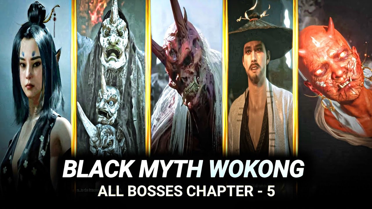 All Bosses Black Myth Wukong ! (Chapter - 5) #blackmythwukong #ps5 # ...