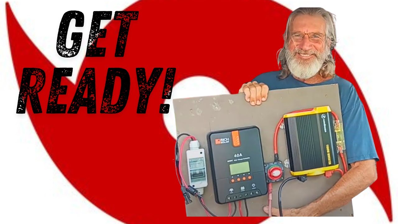 Hurricane DIY Solar Power System! #hurricane #diygenerator # ...