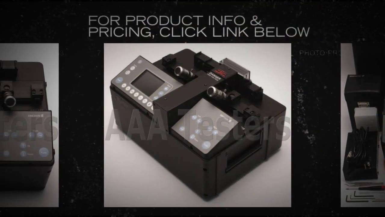 Ericsson FSU 925 PM Panda Fiber Fusion Splicer w/ Cleaver - YouTube