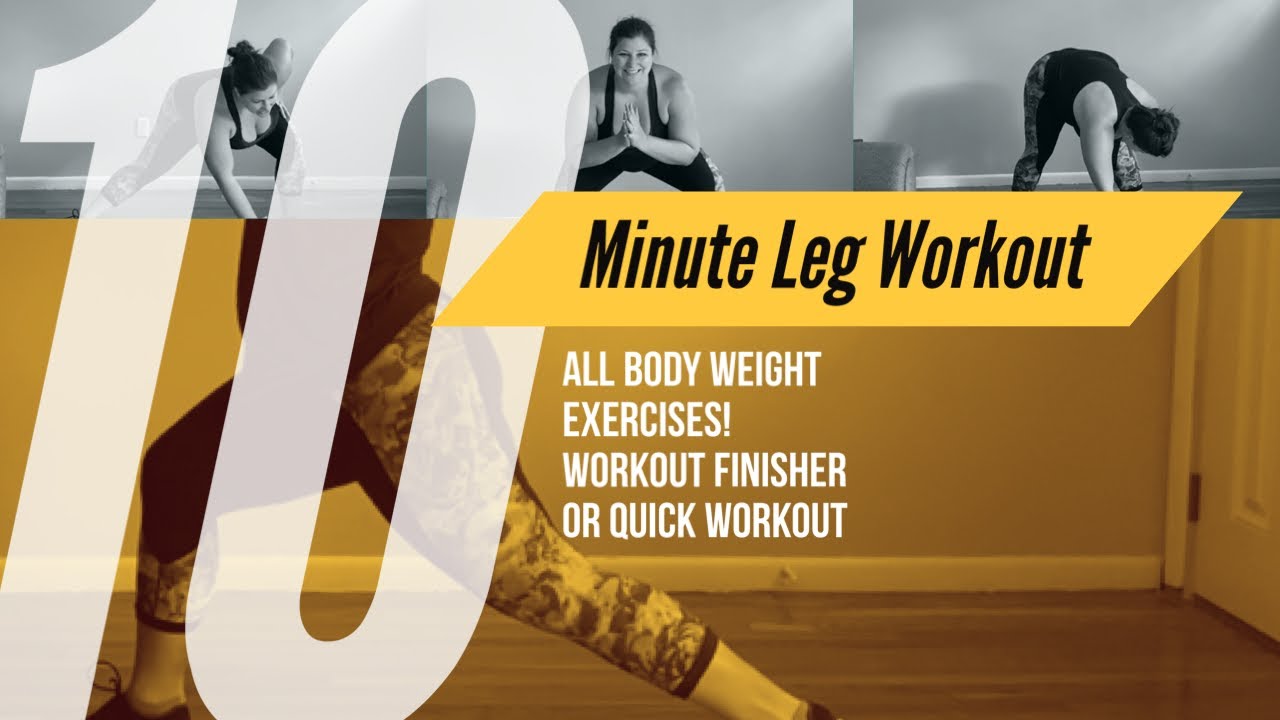 10 minute Leg Workout - YouTube