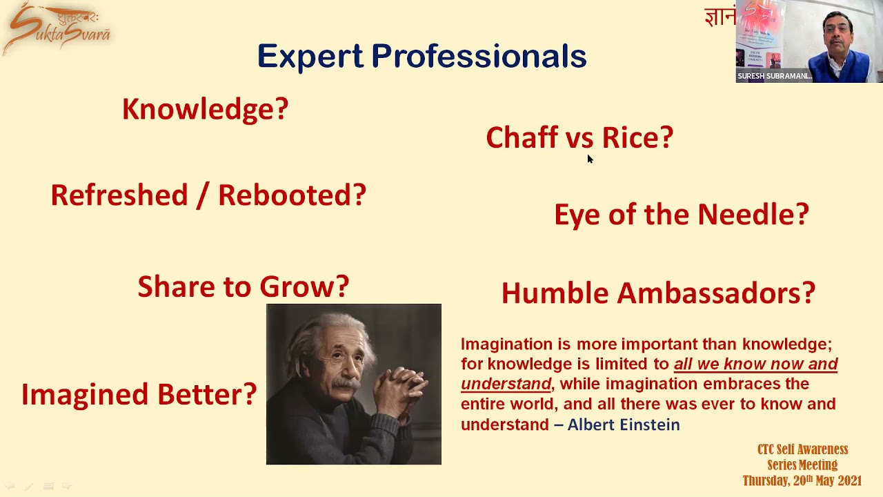 ज्ञानं परमं बलम् – Knowledge is Supreme Strength - CA Suresh ...