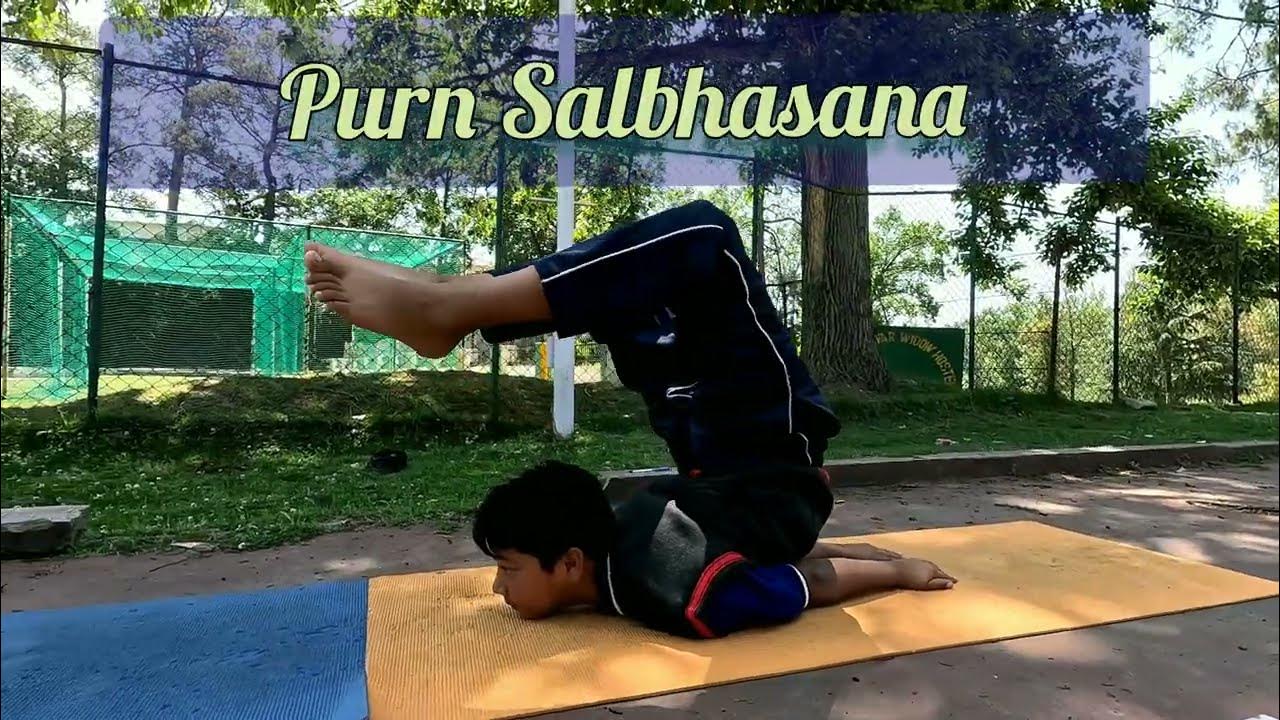 Purn Salbhasana!! पूर्ण शलभासन!! - YouTube