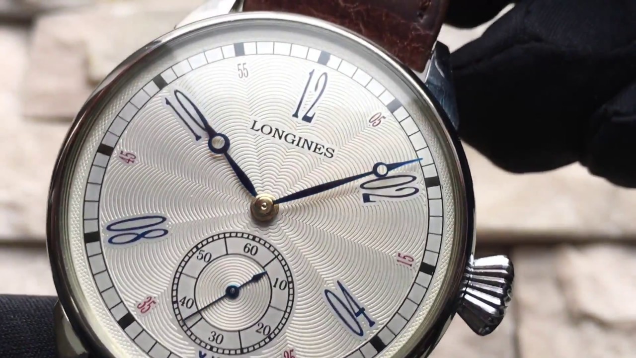 Longines #25, 43mm. Переделка из карманных часов. - YouTube