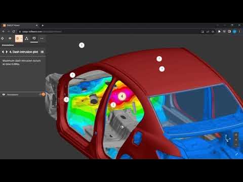 Annotation with Oasys D3PLOT and D3PLOT Viewer - YouTube