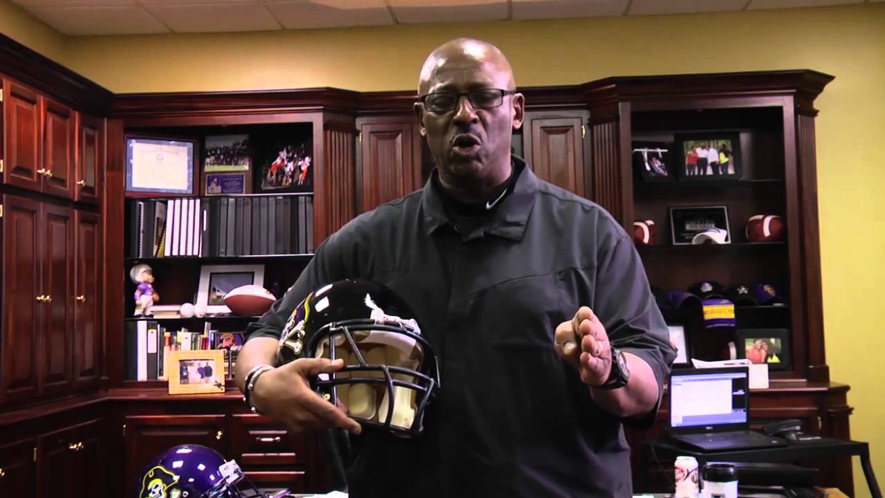 Head Coach Ruffin McNeill Speaks to EB Aycock Middle School - YouTube