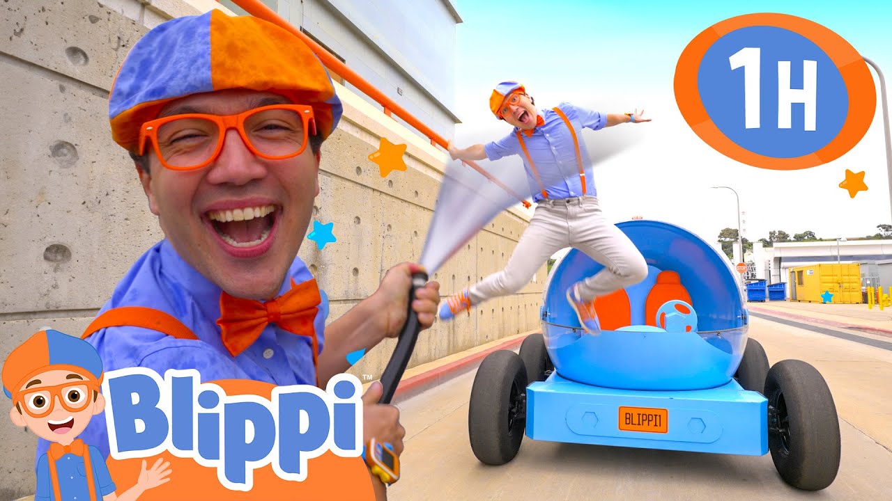 Blippi Mobile Bathtime | Blippi 1 HOUR Compilation | Home Learning for ...