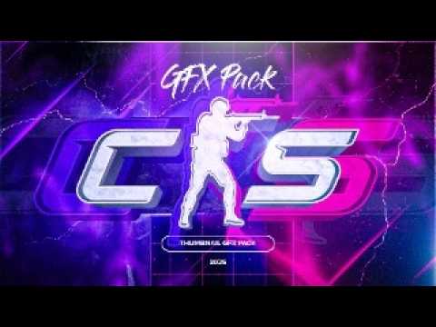 CS2 THUMBNAIL GFX PACK | 45 TEMPLATES ! - YouTube