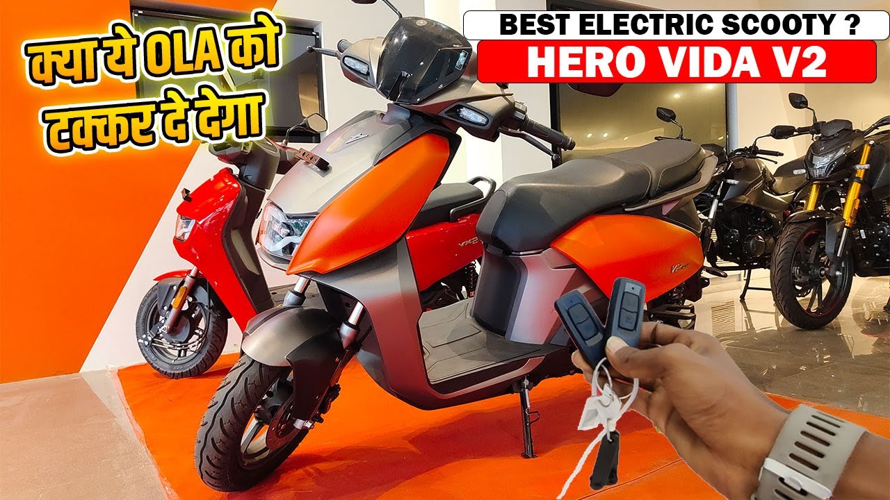 Hero Vida V2 Electric Scooty 2025 ⚡ Full Review & Price | Hero Vida V2 ...