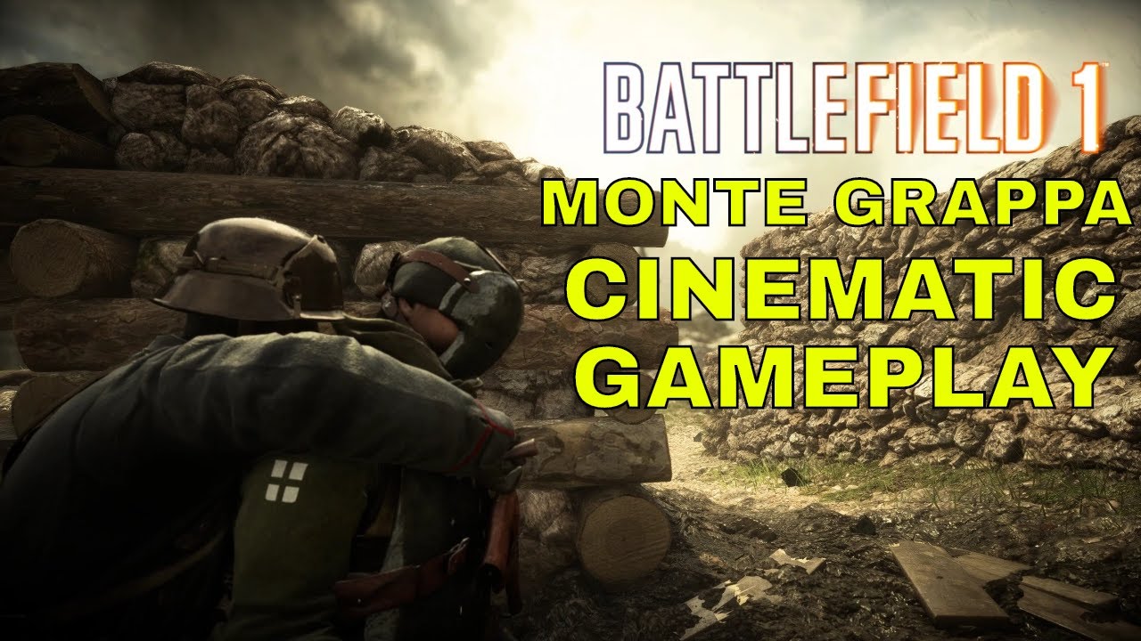 Battlefield 1: Monte Grappa Cinematic Operations Gameplay - YouTube